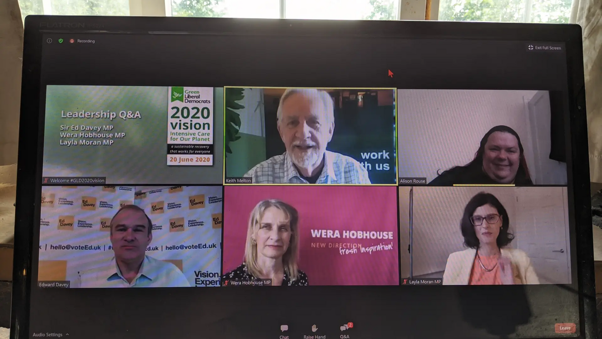 Ed, Wera and Layla Q&A video from GLD 2020 Vision Conference, 20th June 2020 - Green Liberal ...