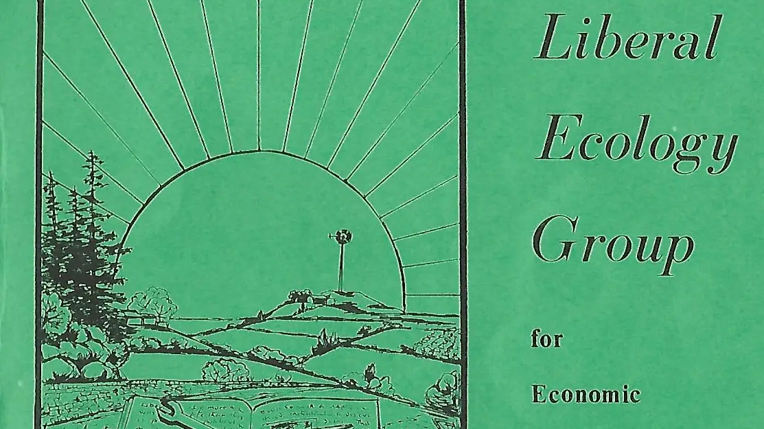 Liberal Ecology Group Manifesto 1978 - Green Liberal Democrats